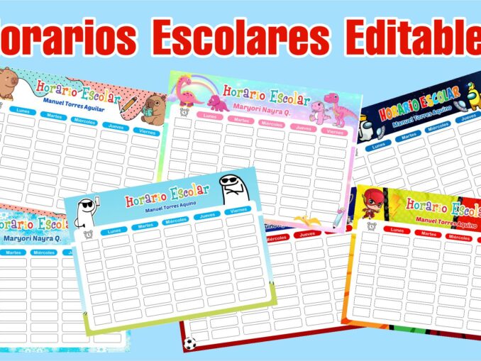 Láminas Escolares para Imprimir – Para Escolares