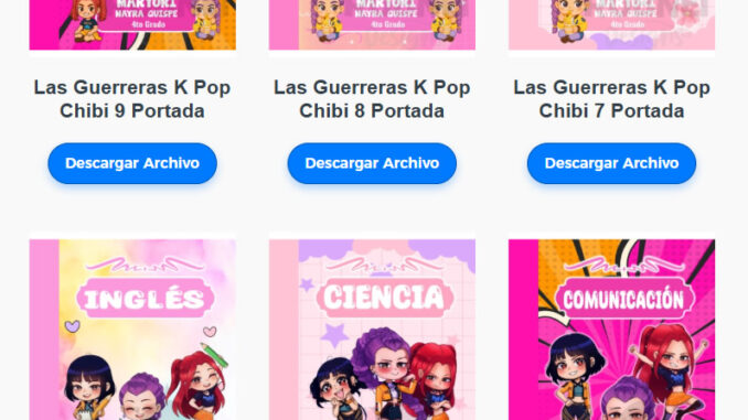 Portadas para Cuadernos de Huntrix – Las Guerreras K-Pop Editables en ...
